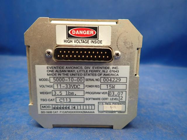 Eventide Avionics 5000-10-00 ARGUS 5000 Moving Map